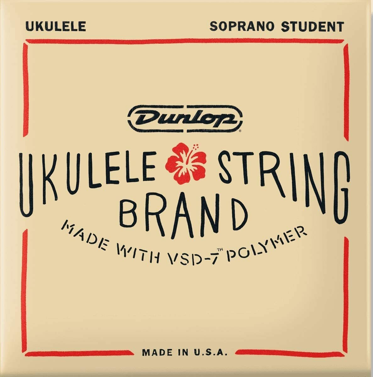 Струны для укулеле сопрано Dunlop Soprano Student DUQ201, комплект из 4 струн, нейлоновые