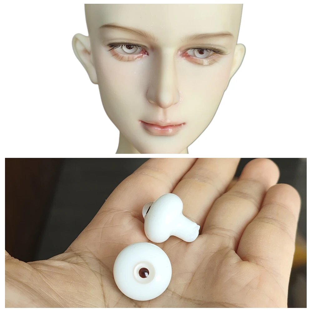 Стеклянные глаза для кукол QUYAYQ CA0376 6-18 мм 6MM iris 3mm