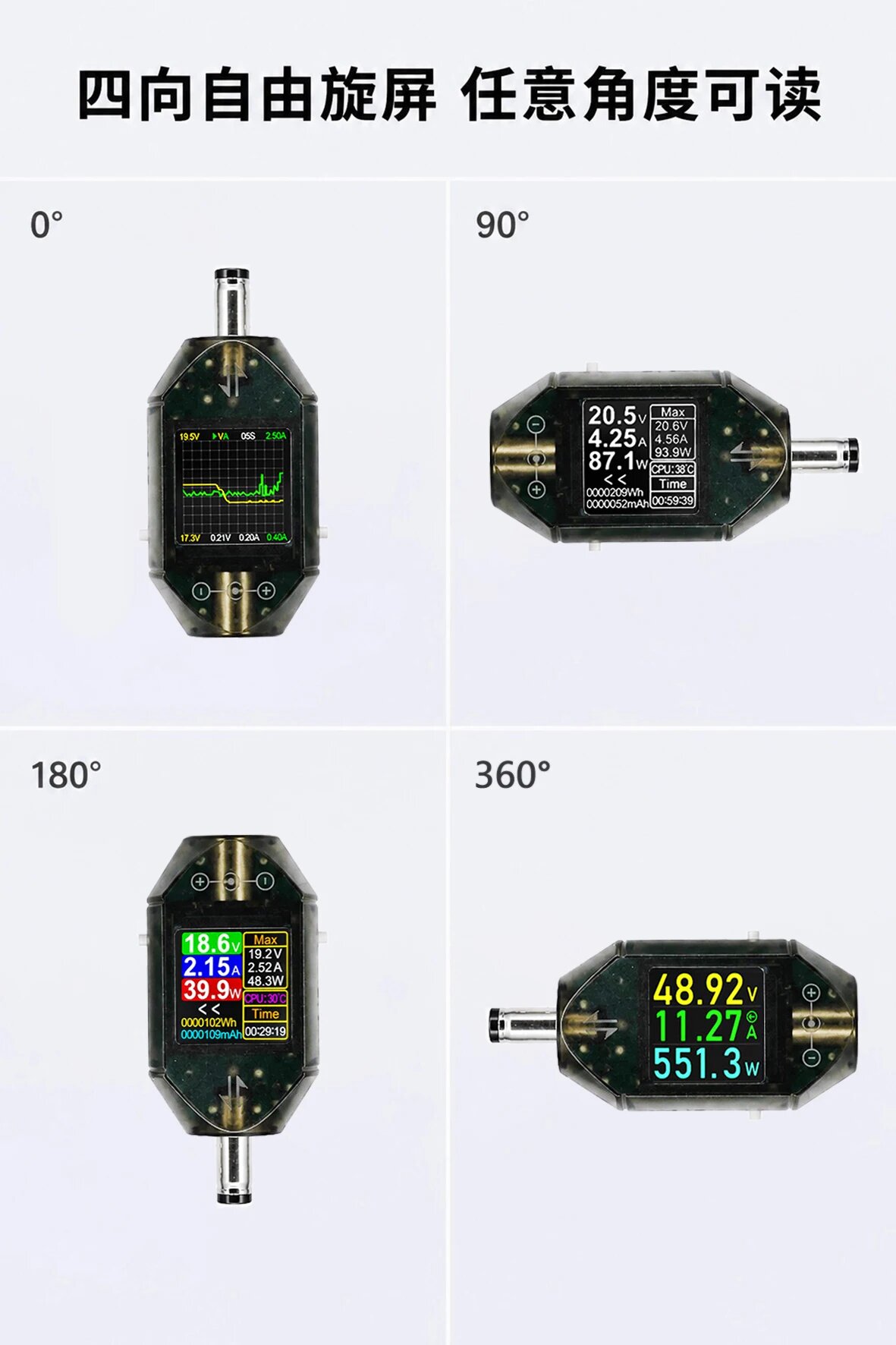 Мультиметр DT550 DC 4.5-50V 0-6A — фото 1