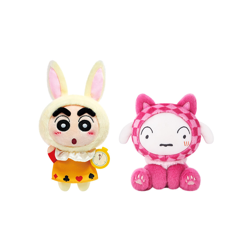 Плюшевая игровая коробка-сюрприз унисекс Spiritual Creations x Crayon Shinchan Shiro, 2 шт.