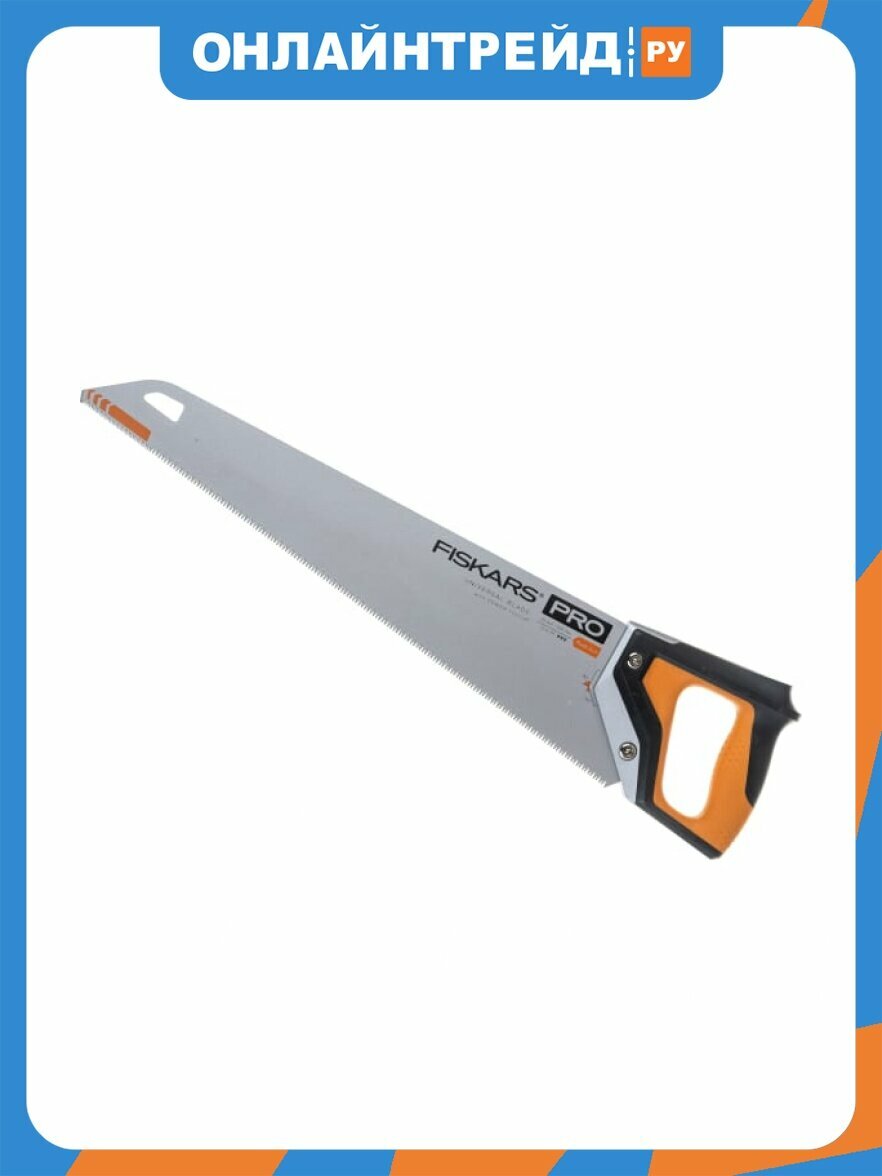 Ножовка Fiskars по дереву PowerTooth 500мм 9 зубьев на дюйм (1062919)