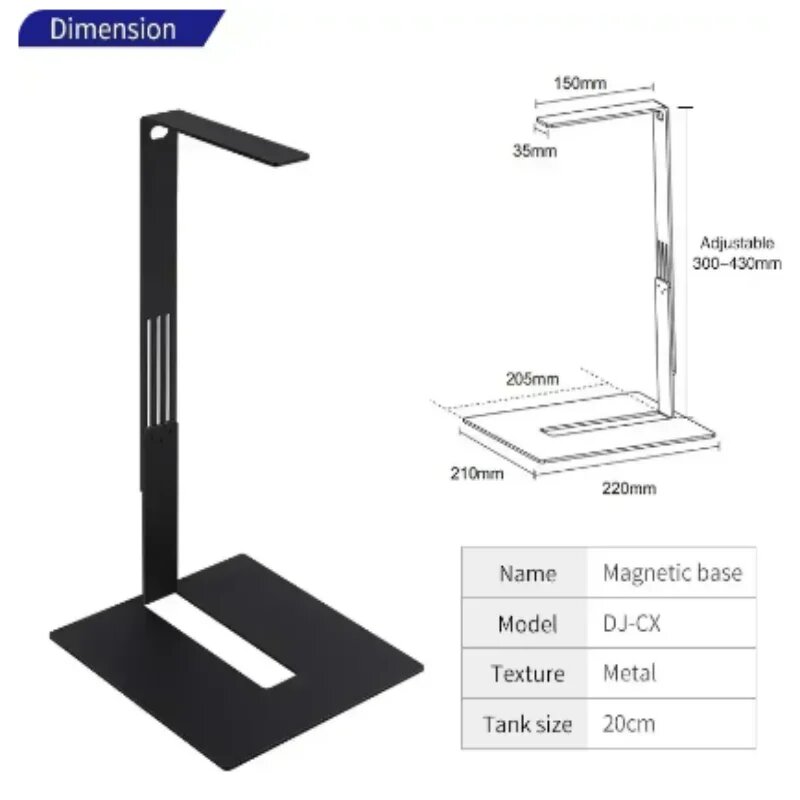 Светильник WEEK AQUA Mini 9 Pro для аквариума US Plug, stand