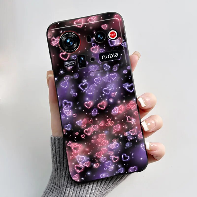 Чехол Nubia Z80 Ultra, HEI-TPU131, с сердечками
