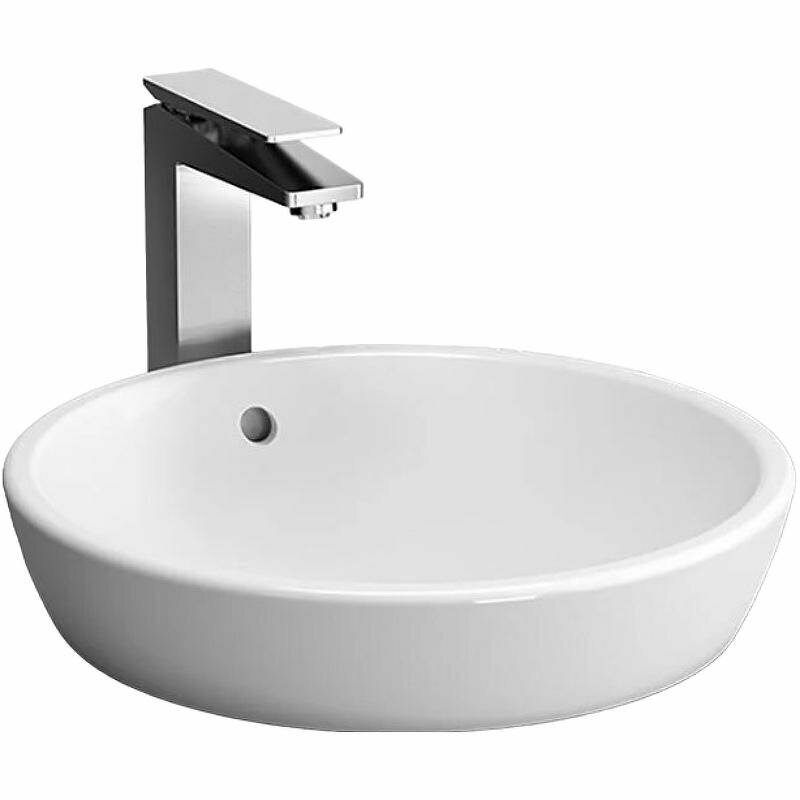 Раковина накладная Vitra Metropole 45 5940B003-0012 Белая, фарфор