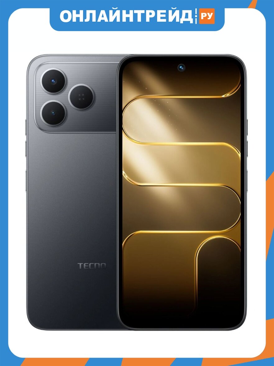 Смартфон Tecno Spark 50 4/128GB Чернильно-черный