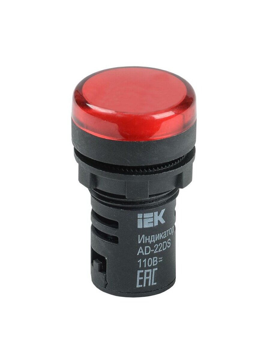 Лампа светосигнальная AD22DS d22мм 24В AC/DC красн. KARAT IEK BLS10-ADDS-024-K04