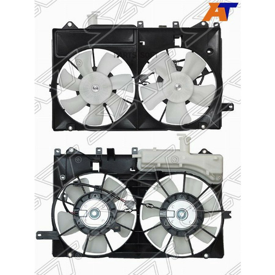 Диффузор радиатора Toyota Prius (NHW20) 03-11 от официального дистрибьютора, SAT, артикул STTY592010