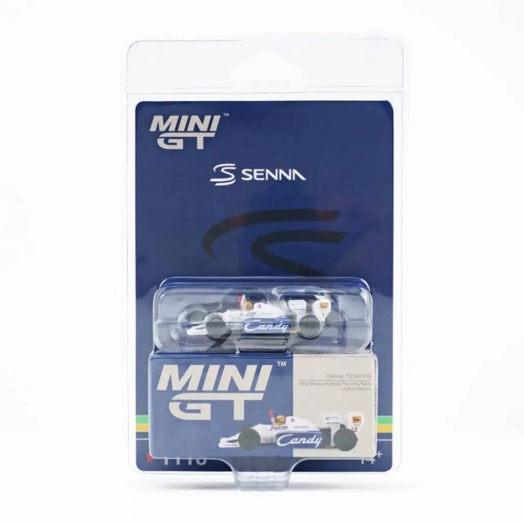 МиниGT 1:64 модели автомобилей Айртона Сенны Синий, MGT01118BL