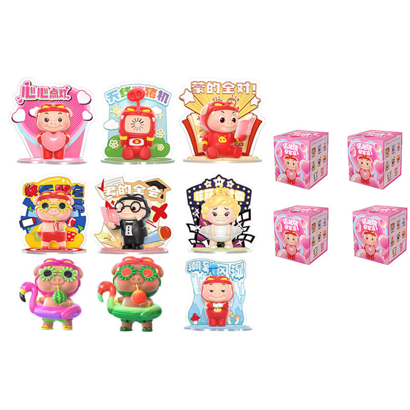 TOP TOY Piggy Hero GGBOND Mystery Boxes, 4 шт.