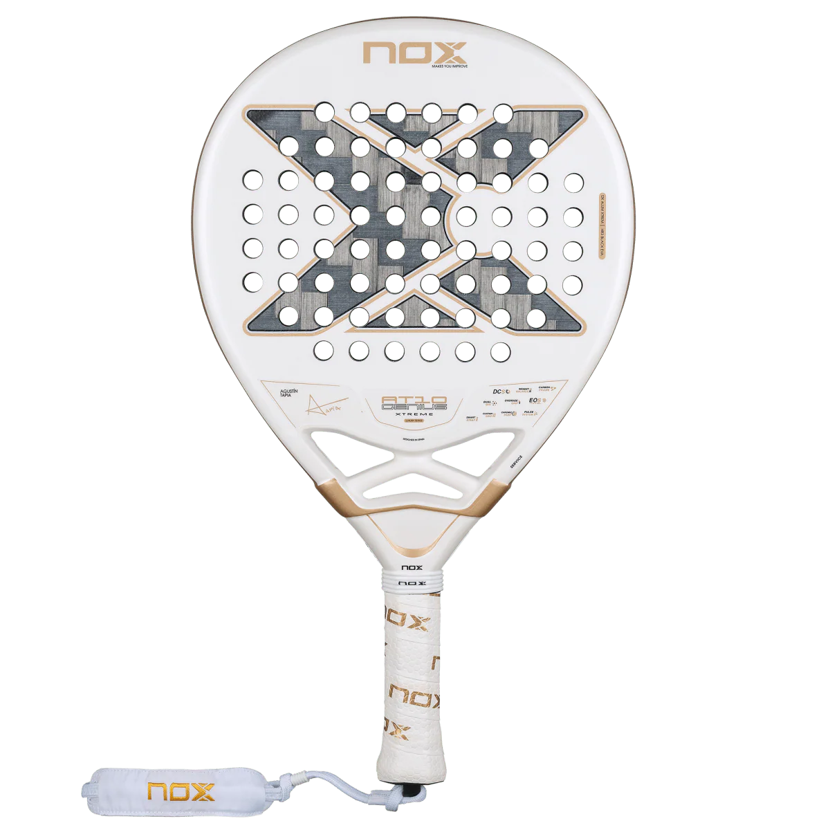 Ракетка для падел тенниса Nox AT10 Luxury Genius 12K Alum XTREM by Agustin Tapia 2026