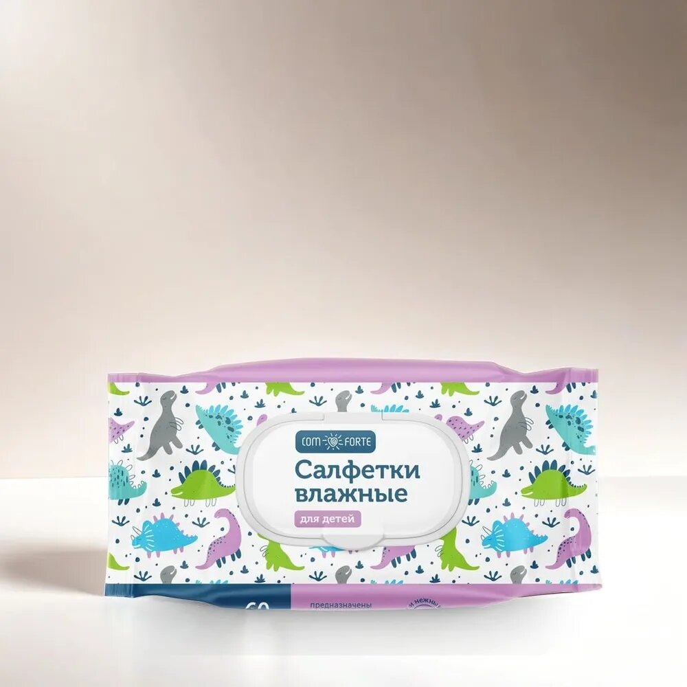 Салфетки детские влажные 60 шт ComForte