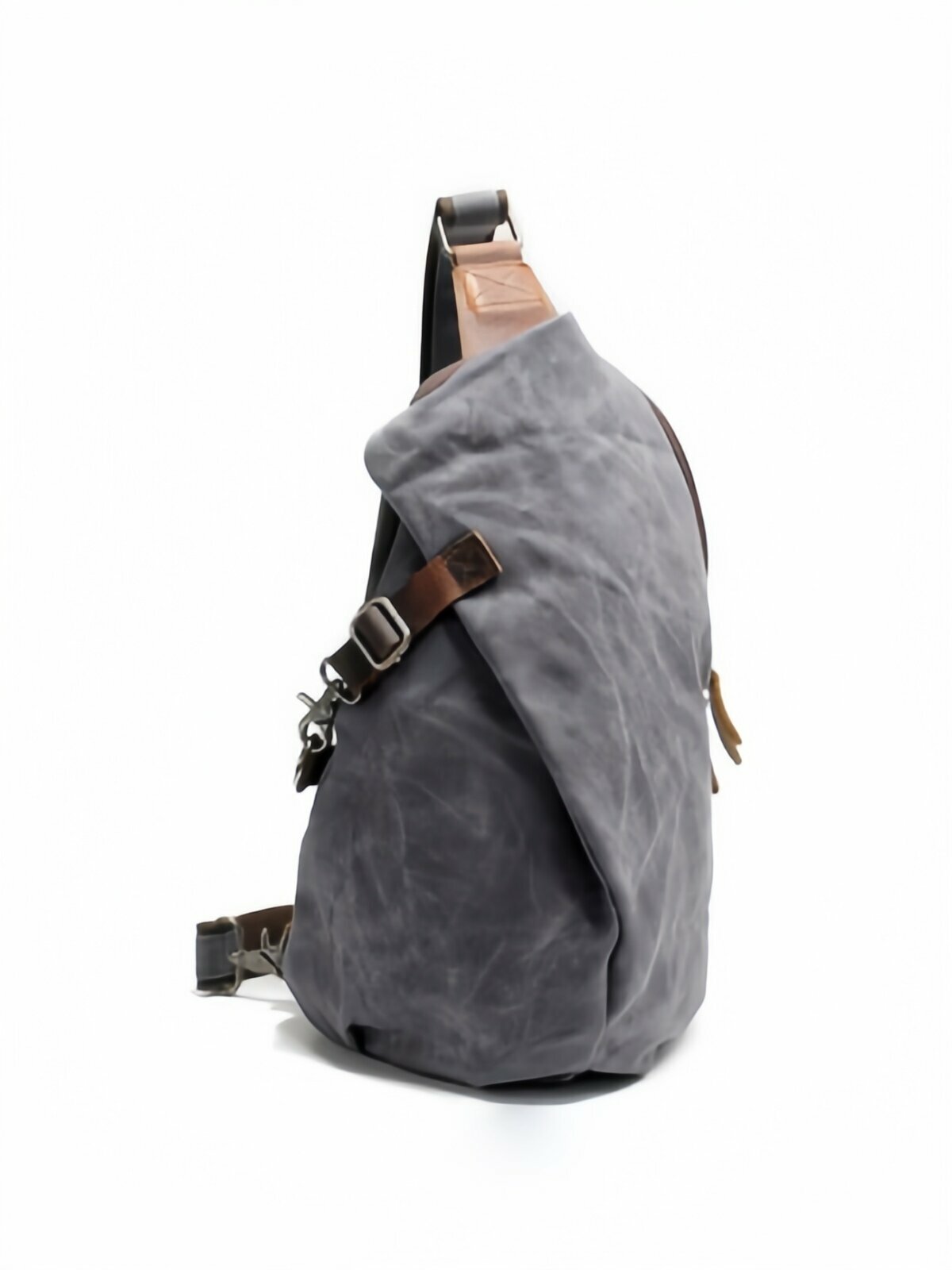 Рюкзак One True Bag, оксфорд, канвас, темно-серый, 37 см х 23 см