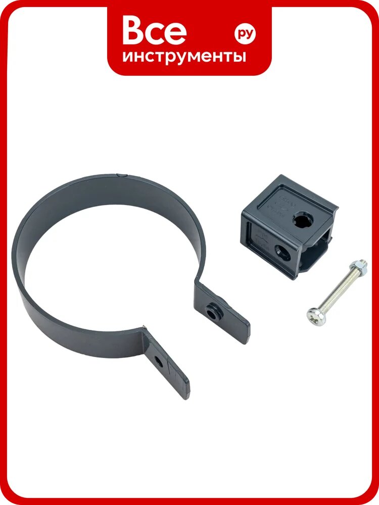Универсальный хомут DOCKE PREMIUM графит PVSH-1086