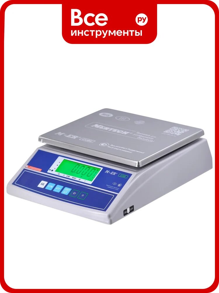 Весы MERTECH MERCURY M-ER 326AF-15.2 LCD двойной дисплей 3834 надежной конструкции