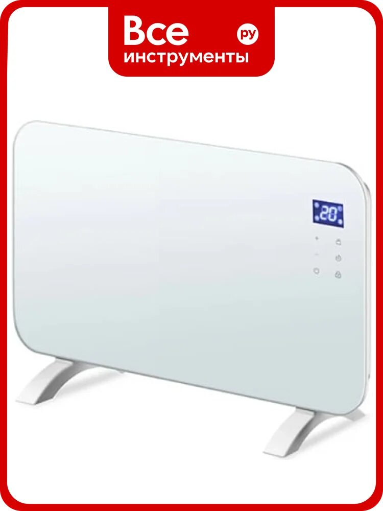 Электрический конвектор NeoClima AURA-1500W UT-00000140 настенный Wi‑Fi, антизамерзание и защита от перегрева