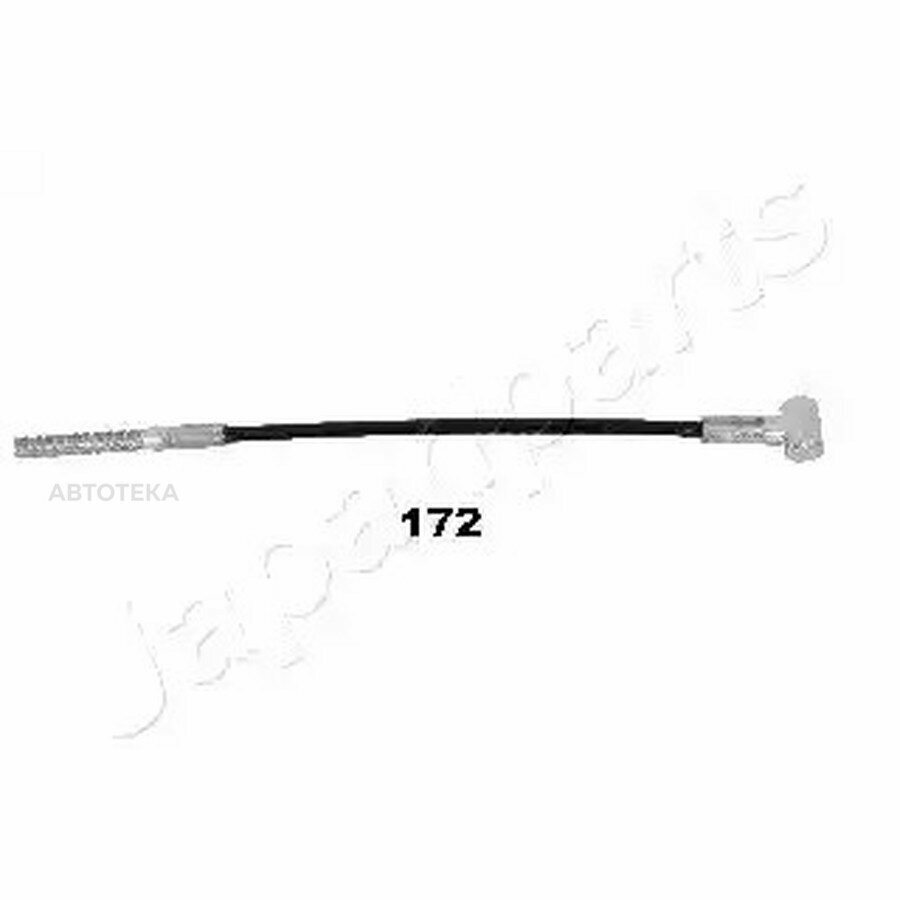 Трос стояночная тормозная система JAPANPARTS BC172 NISSAN Micra C+C III (CK12E) 05-99 / Micra III (K12E) 02-10 / Note (E11) 05-12