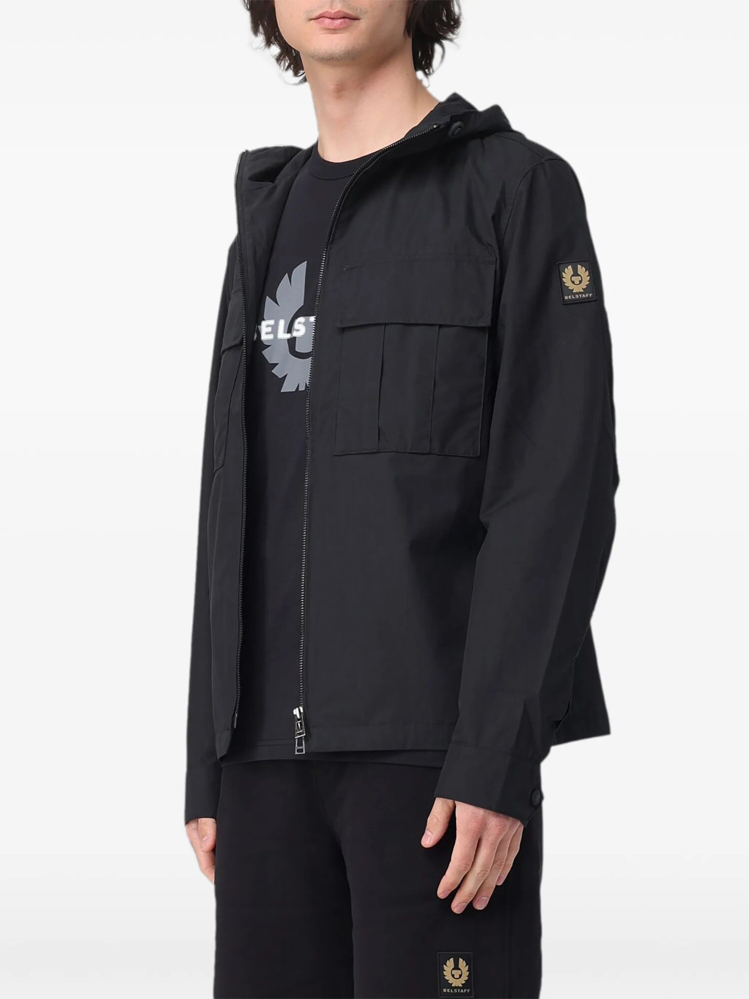 Куртка Belstaff Hooded pocket-detail jacket, размер 48 — фото 1