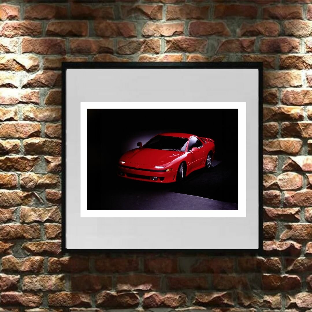Плакат "Mitsubishi GTO twin turbo 1990" из коллекции "Автомобили" А4