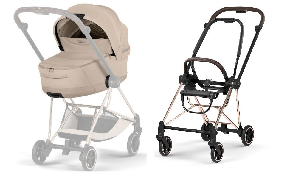 Коляска для новорожденного Cybex Mios IV 2026 Cozy Beige rose gold