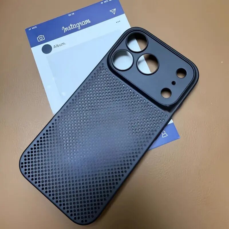 Роскошный мягкий чехол для телефона с теплоотводом для iPhone 11 12 13 iPhone13, Темно-синий, Black