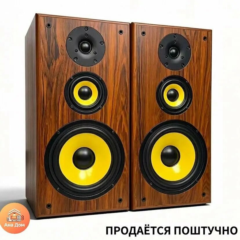 8-дюймовый 300Вт 4Ом пассивный трехчастотный деревянный книжный акустический столб 52x25x30 см