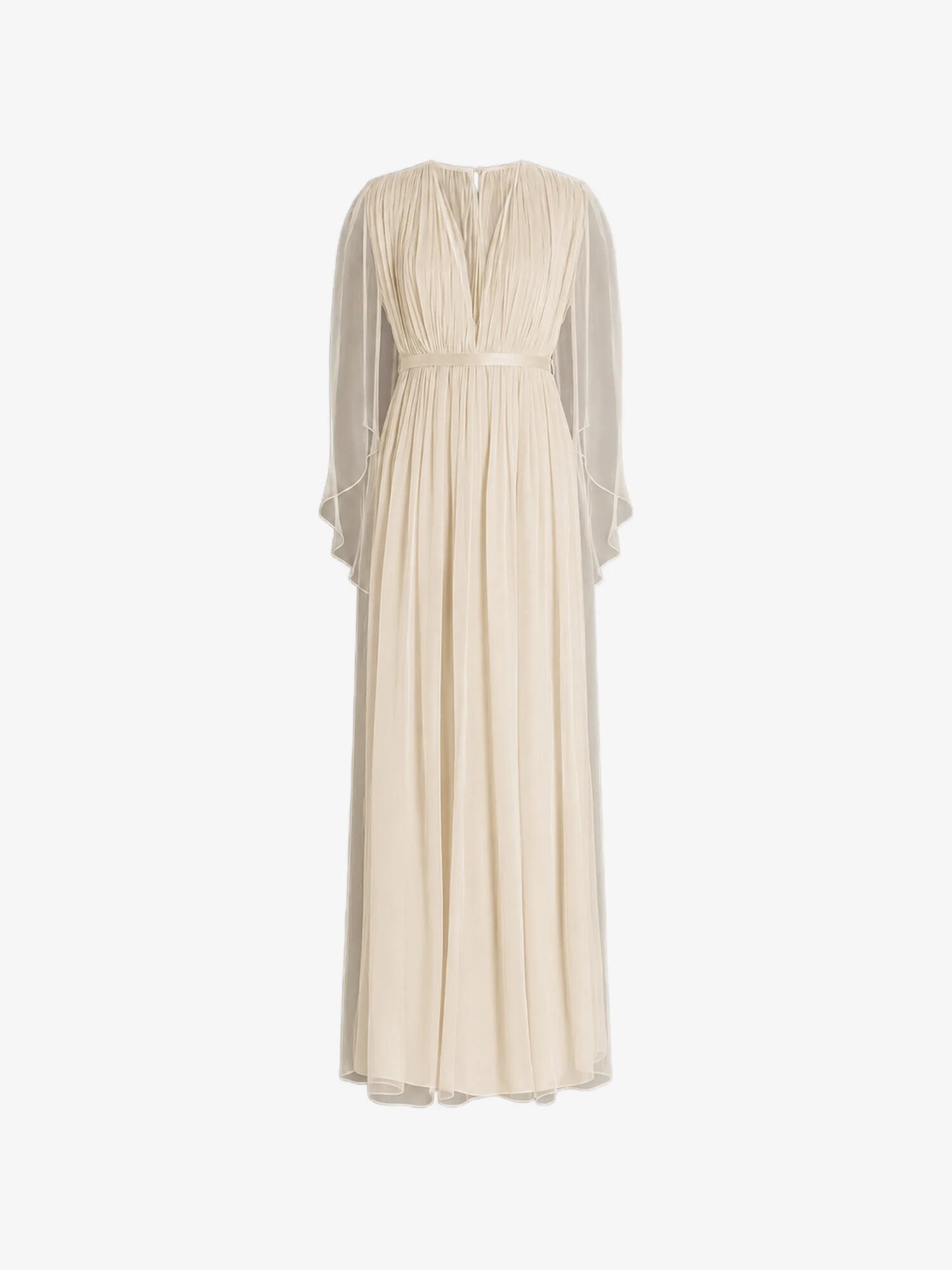 Платье Pleated silk maxi dress