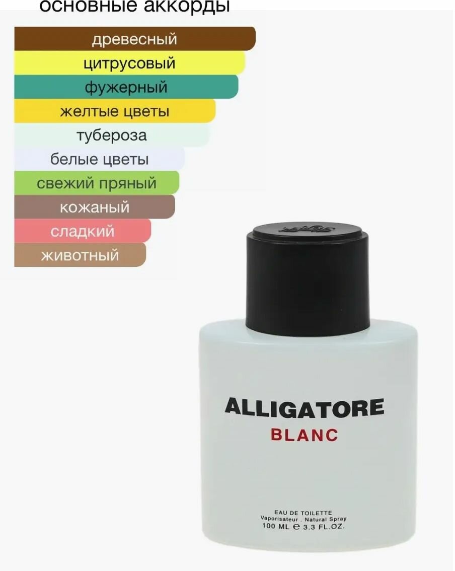 КПК-парфюм Туалетная вода мужская ALLIGATORE BLANC