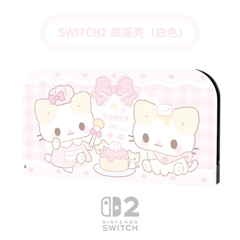 Чехол для Nintendo Switch 2 розовый Kawaii