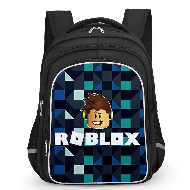 Рюкзак ROBLOX с поддержкой спины для школьников 3-6 классов, легкий, компактный размер, удобный