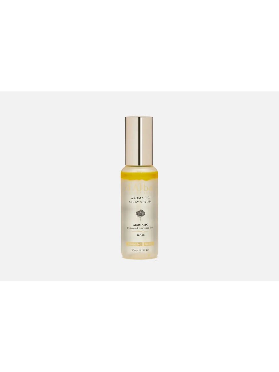 D'Alba Aromatic Spray Serum Мультифункциональная спрей-сыворотка для лица 60 мл прозрачный, желтый