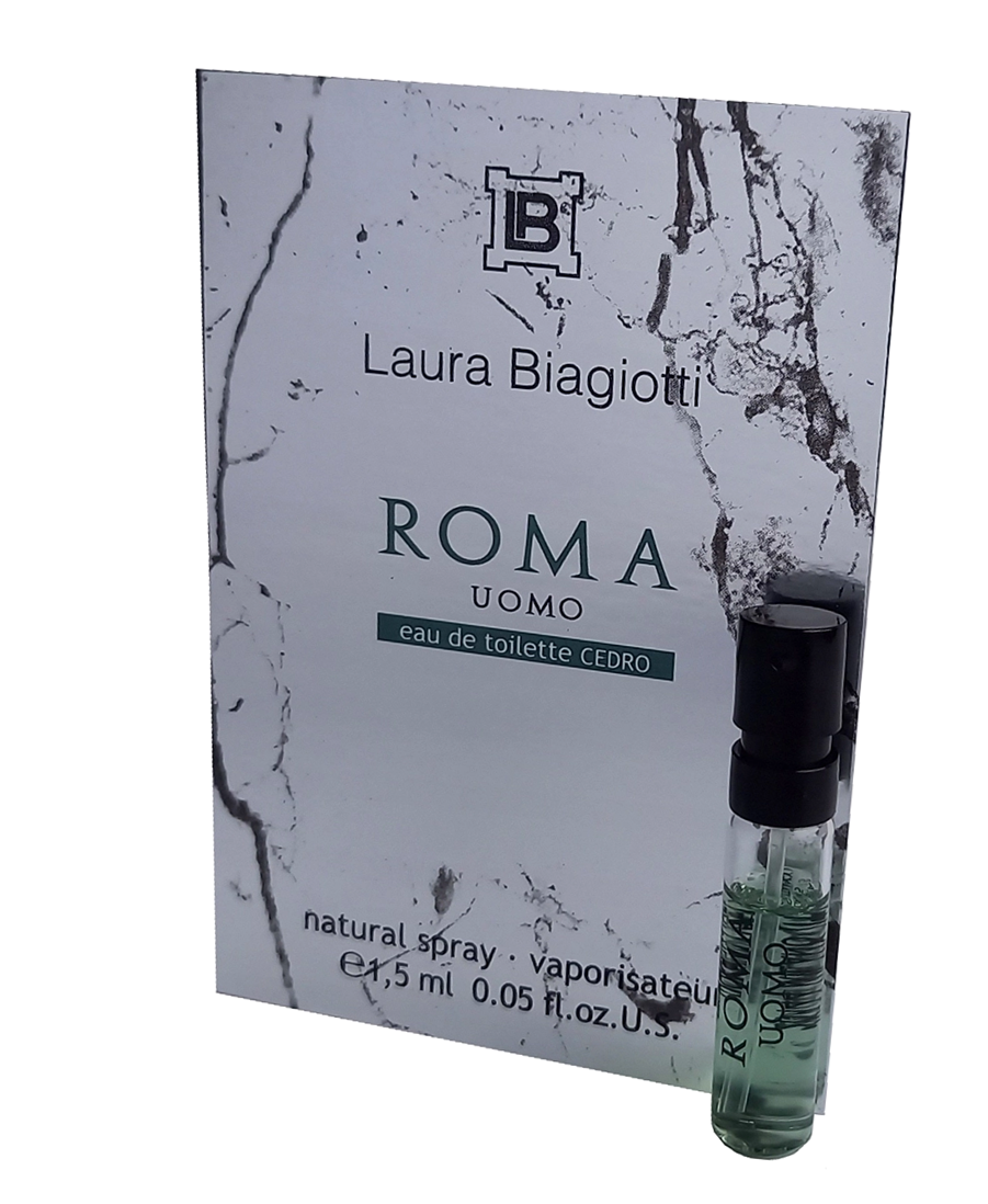 Рома Уомо Цедро мужской парфюм 1.5 мл - Laura Biagiotti Roma Uomo Cedro миниатюра