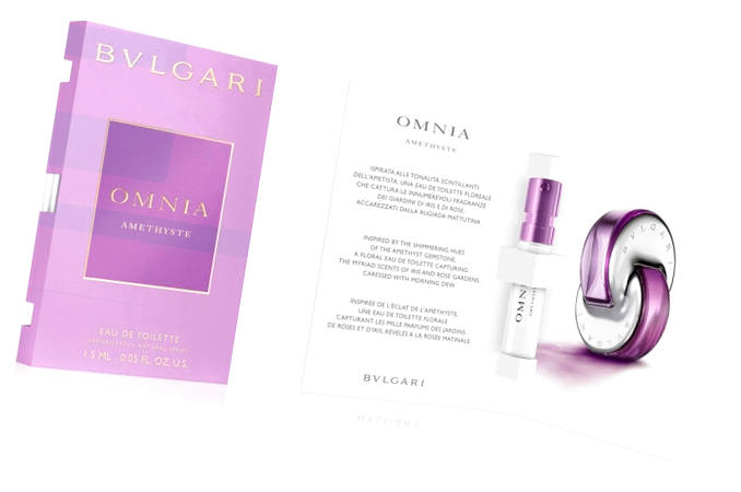 Булгари Омниа Аметист 1.5 мл / женский пробник туалетной воды Bvlgari Omnia Amethyste