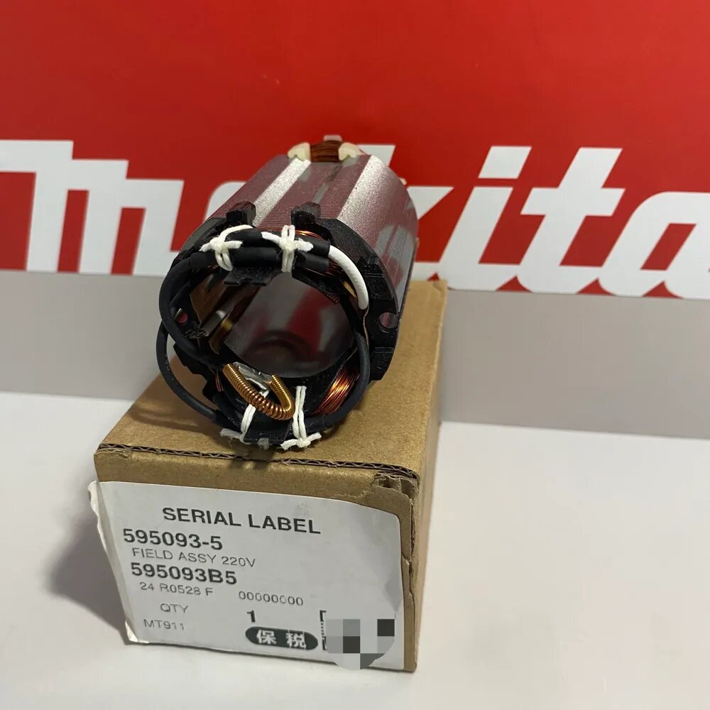 Фирменный Makita M9100B MT911 MT912 Статор для прямой шлифмашины 595093-5