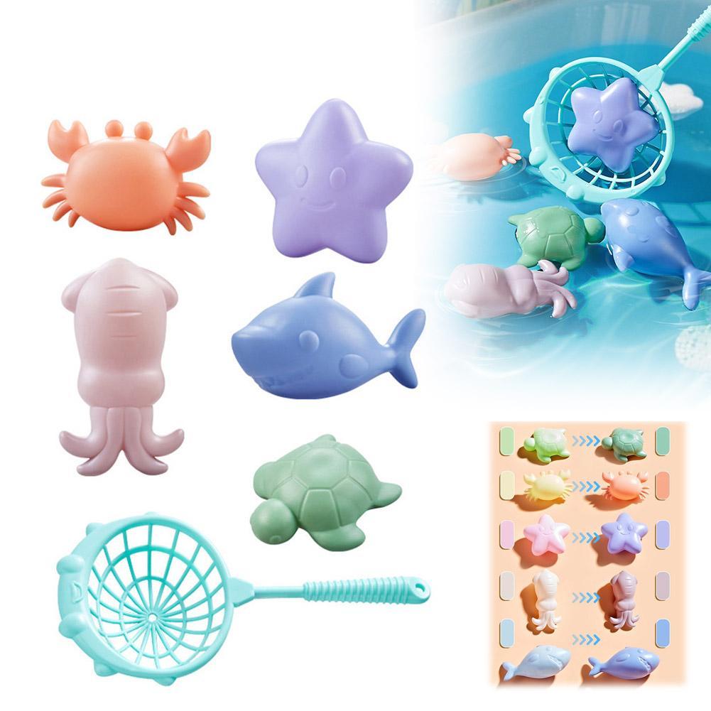 Игрушки для купания в ванной, морские животные, безопасные для малышей