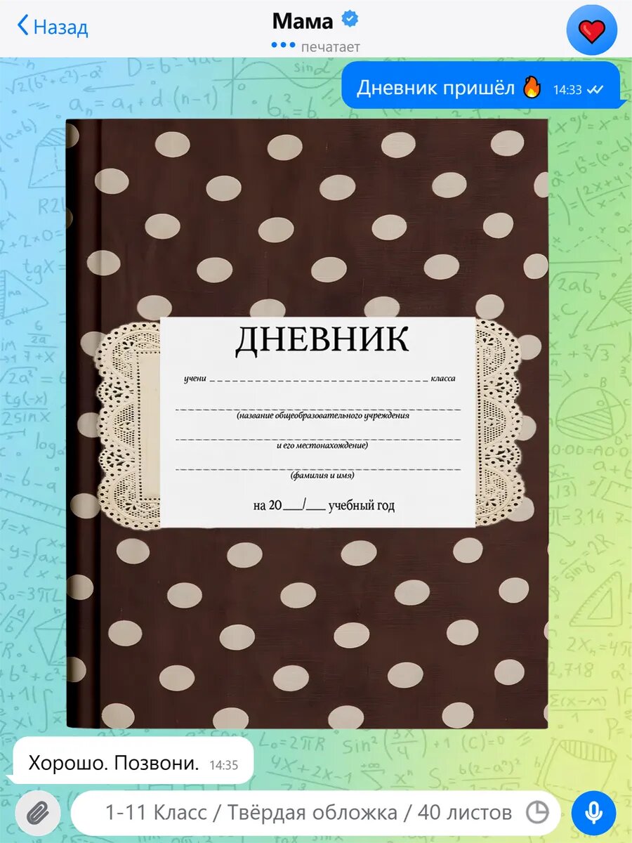 Школьный дневник с принтом y2k pinterest