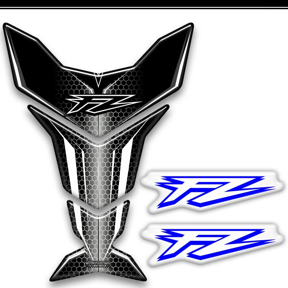 Для мотоцикла Yamaha FZ6 FZ6N FZ8 FZ8N FZ1 FZ1000 FZ07 FZ09 FZ10 защита топливного бака топливный комплект наклейка на колено