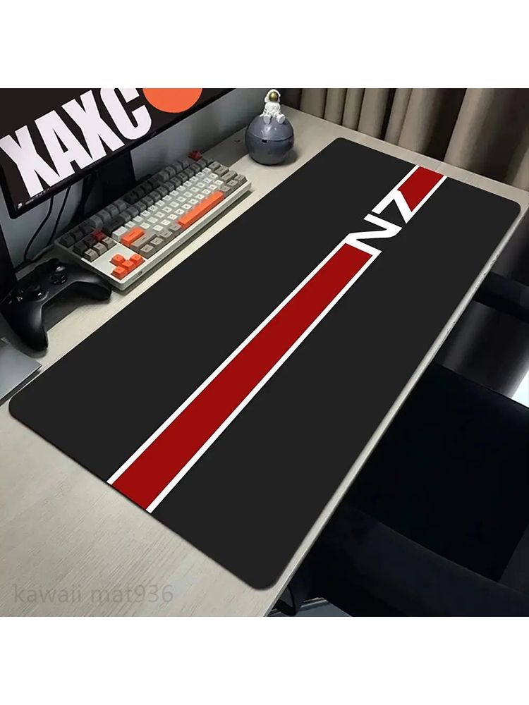 Игровой коврик для мыши Mass Effect, коврик для компьютерного стола XXL, утолщенный, размер 400x900 мм