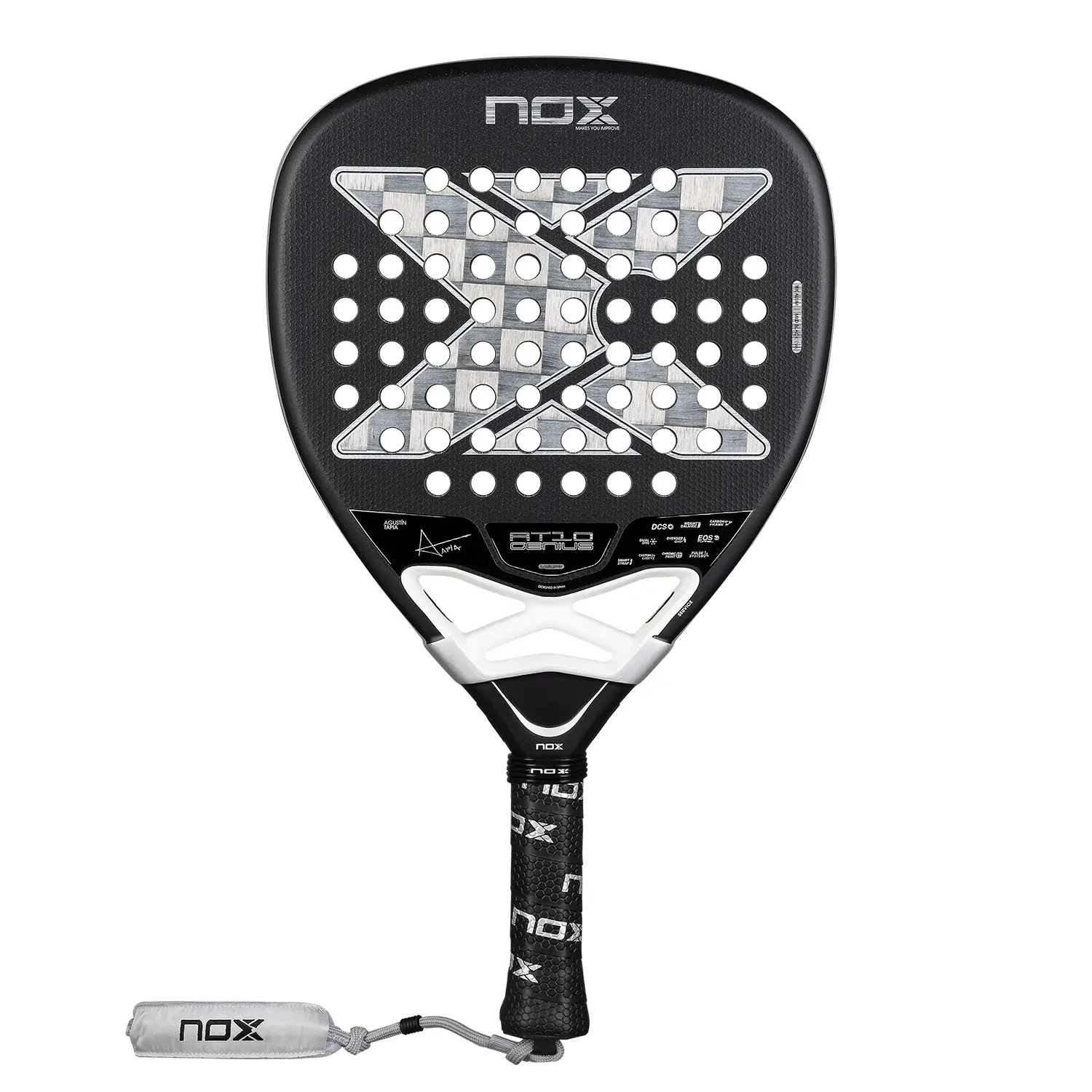 Падел ракетка NOX AT10 GENIUS ATTACK 18K ALUM BY AGUSTIN TAPIA