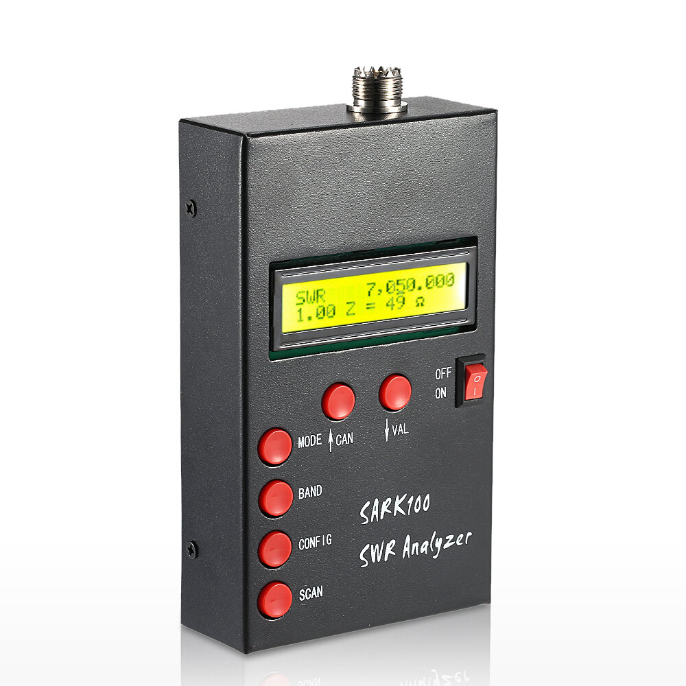 SARK100 1-60 МГц HF ANT SWR антенный анализатор тестер стоячей волны для любителей радиолюбителей измерение импеданса и емкости