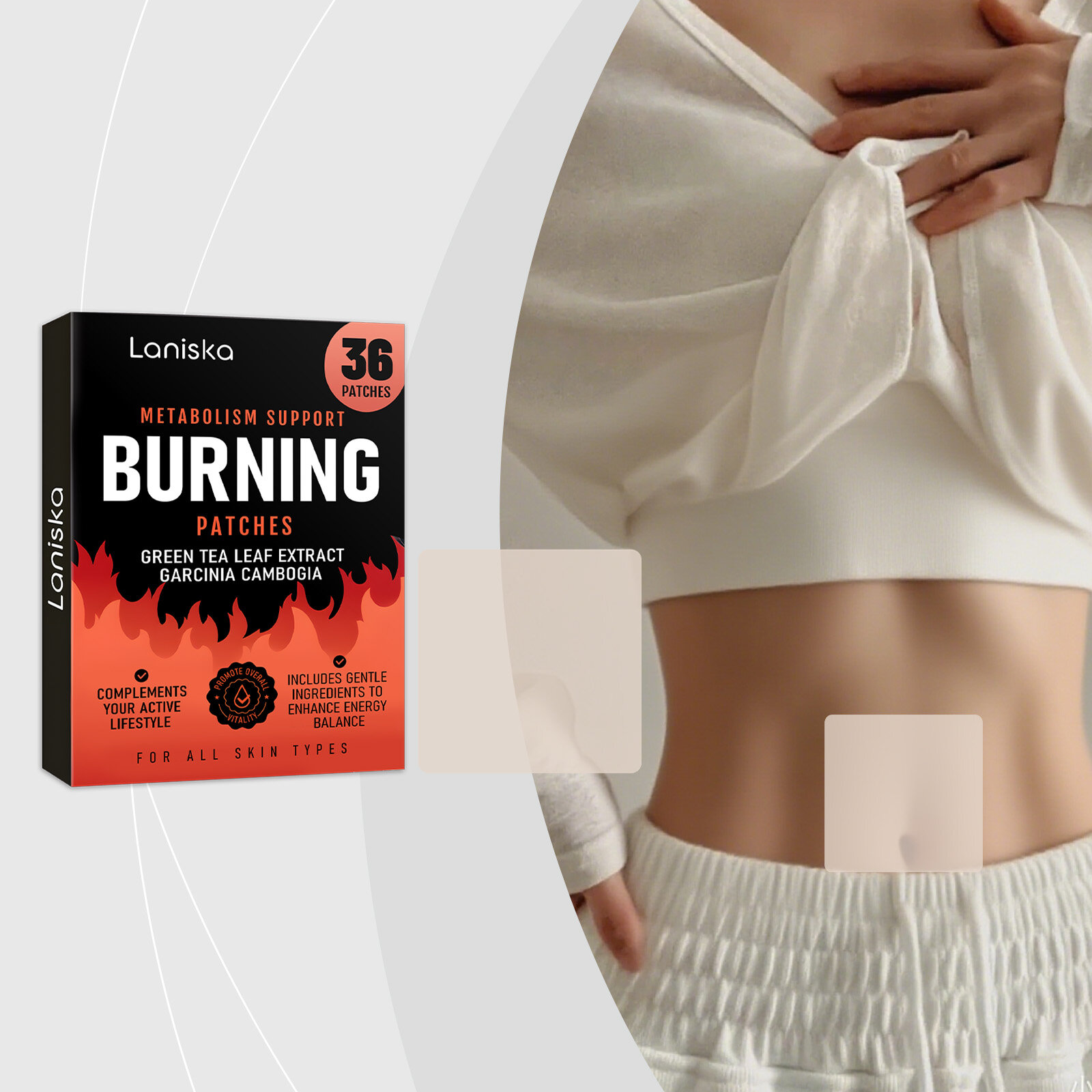 Патч для ухода за телом, ежедневный уход, легкий патч для ухода за телом, подчеркивающий фигуру, ленивый патч для ухода