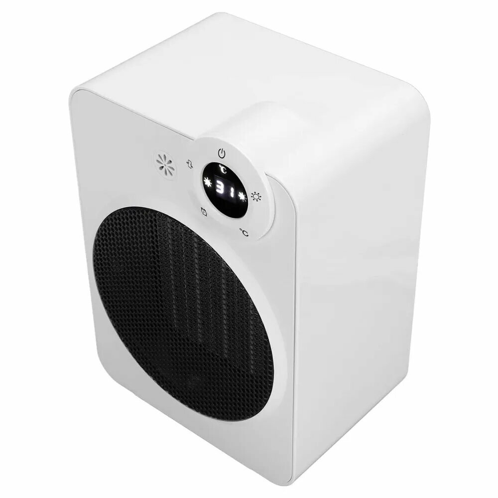 Хромовый обогреватель для будки, металлический, 220V, 3 скорости, таймер, вилка EU