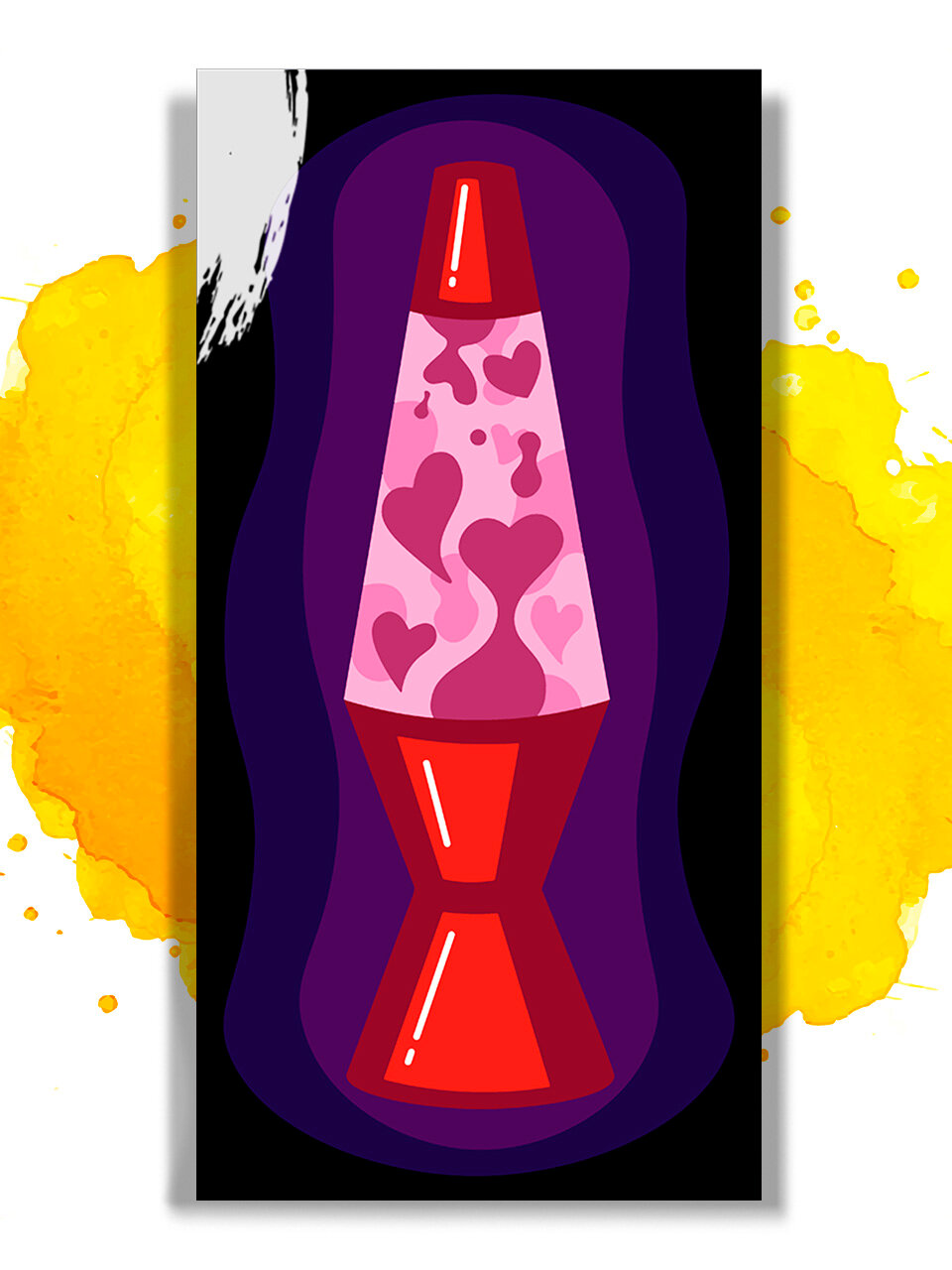 Картина по номерам на холсте Lava Love, 40 х 40 см