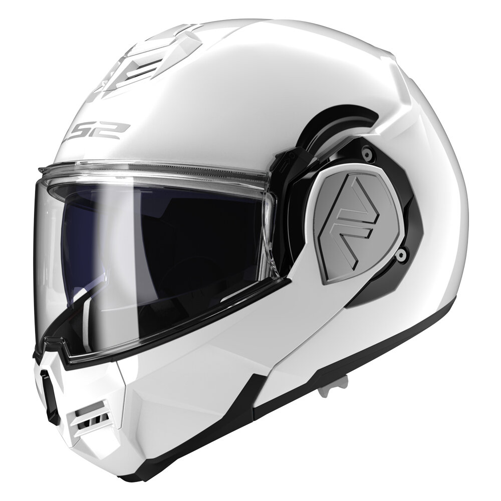 Мотошлем модуляр LS2 FF906 ADVANT KPA SOLID (белый, S)