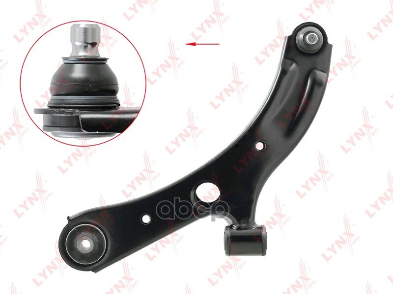 Рычаг передней подвески нижний L SUZUKI Swift III 1.3-1.6 05>/Splash 1.0-1.3D 08>, OPEL Agila(B) 1.0-1.3D 08> LYNXauto арт. C.