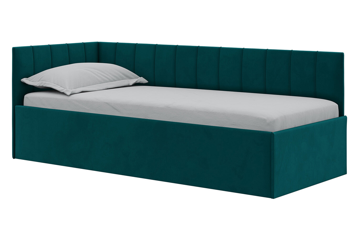 Кровать односпальная Hoff Мика, 90х200 см, цвет темно-зелёный, основание, подъёмный механизм