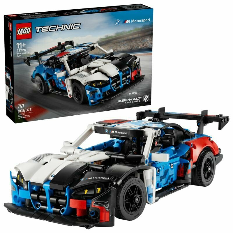 Конструктор LEGO Technic - Гоночный автомобиль BMW M4 GT3 EVO, 747 эл. - Лего Техник 42226