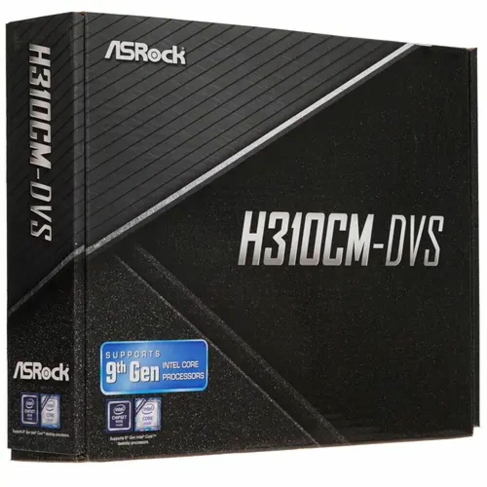 Материнская плата ASRock H310CM-DVS, LGA 1151v2, Micro-ATX