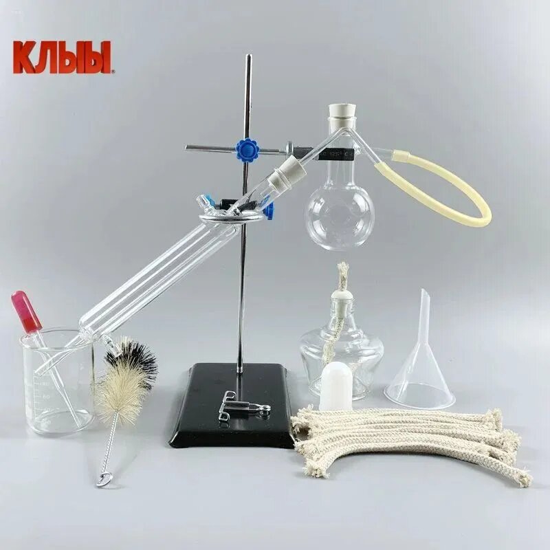 Фильтр для аквадистиллятора для эфирных масел, боросиликатное стекло, белый