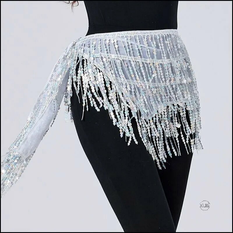 Пояс платок для восточных танцев с монетками