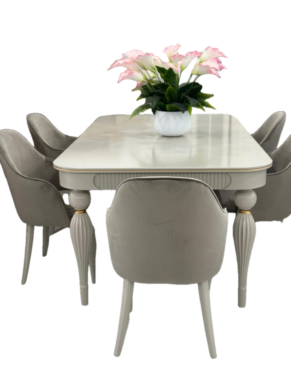 Арт-стол "Гармония форм", кухонный, раздвижной, ножки из дерева, бежевый